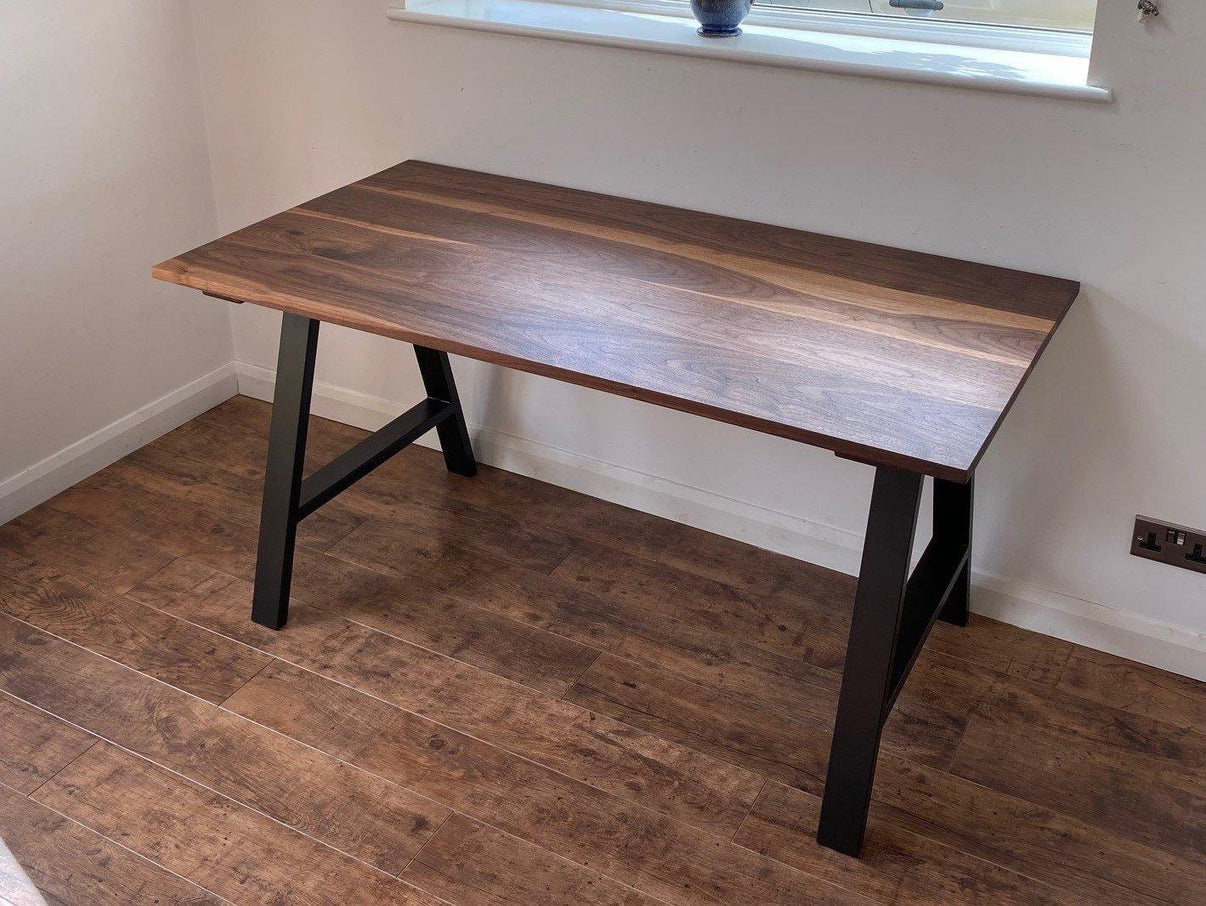 Black Walnut Desk For Office Computer Work – The Somerset Workshop