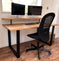 Desk with Computer Monitor Shelf for Big Large Office – The Somerset ...